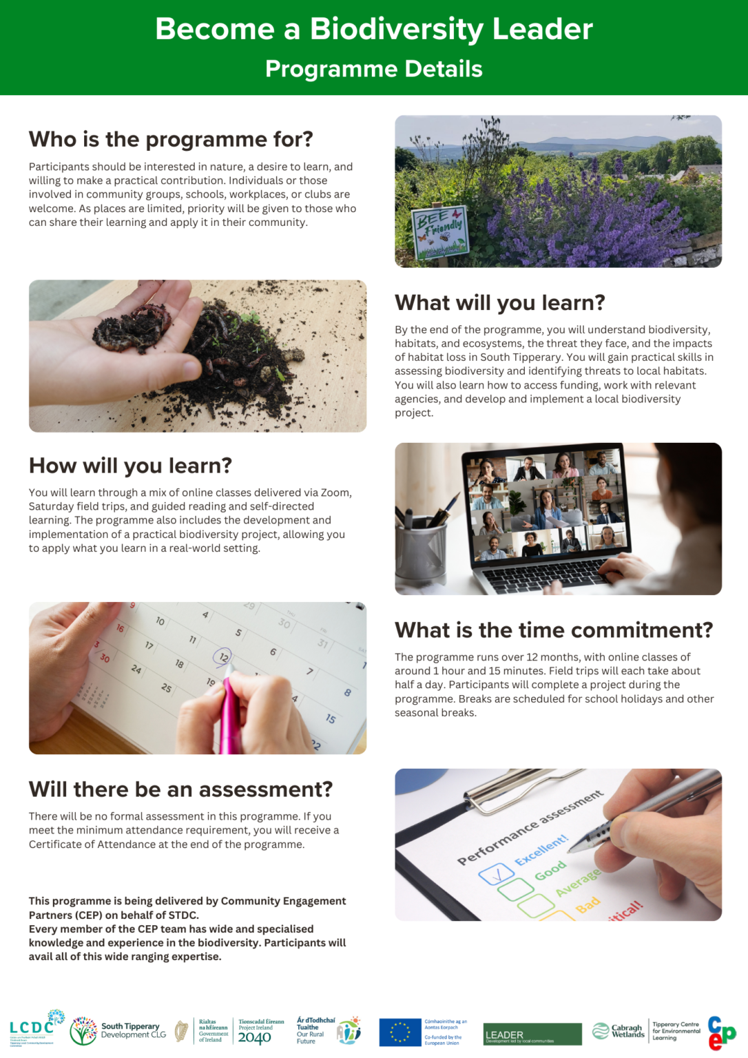 Biodiversity Training | South Tipperary Development